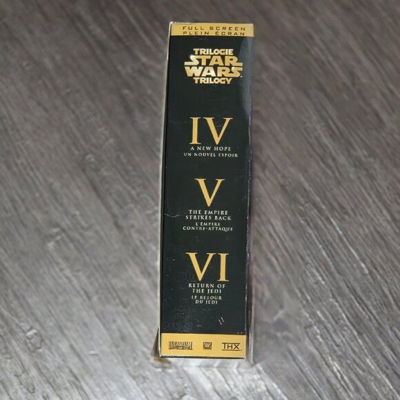 Media | Star Wars Original Trilogy Iv V Vi Full Screen Le Dvd Movie Box ...